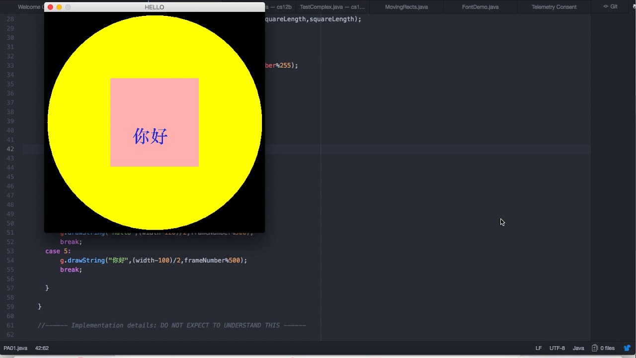 Simple Java Animation with Graphics Object