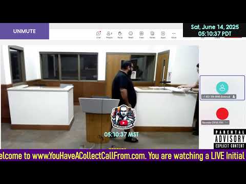 Initial appearance Maricopa County Superior Court ARIZONA 06/14/2025 5am PST