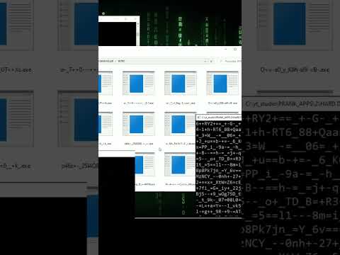 ☠️ HARD DRIVE K1LLER ❌ FILES CHAIN REACTION 😱 PRANK APPS | C\C++ #malware #hacking #prank #virus