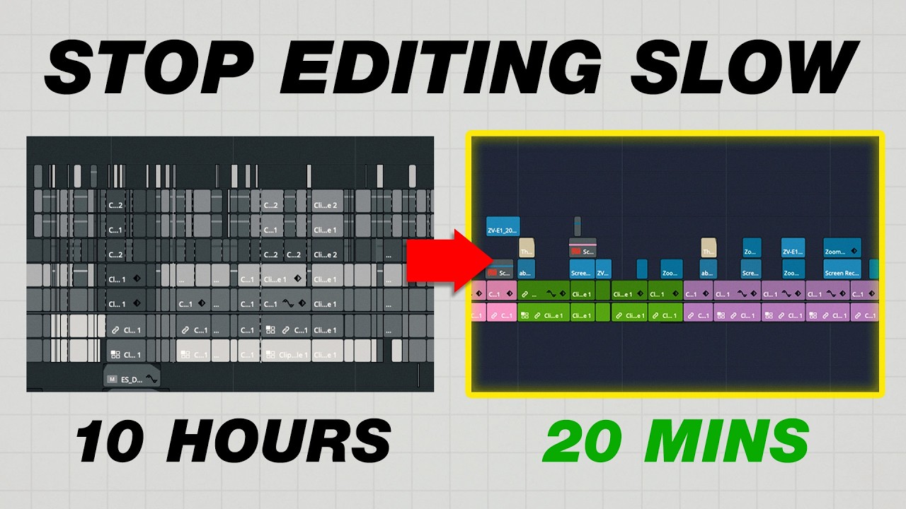 How To Edit YouTube Videos FAST!