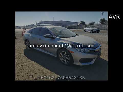 2HGFC2F76GH543135 2016 HONDA CIVIC