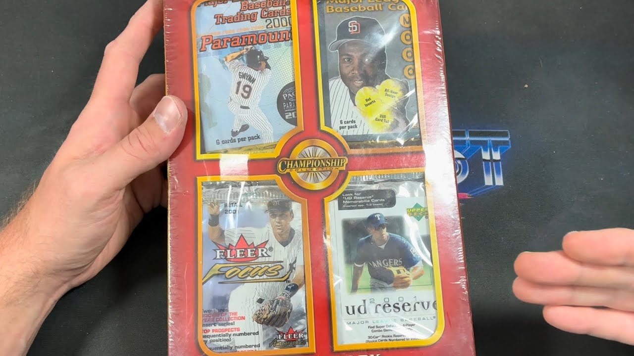 OPENING OLD BASEBALL CARD PACKS FROM THE CHAMPIONSHOP COLLECTION!