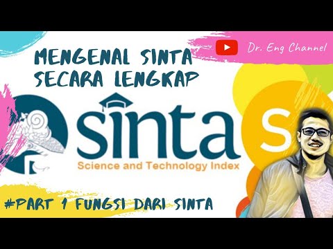 Mengenal SINTA Secara Lengkap #Sinta.ristekbrin #SINTA