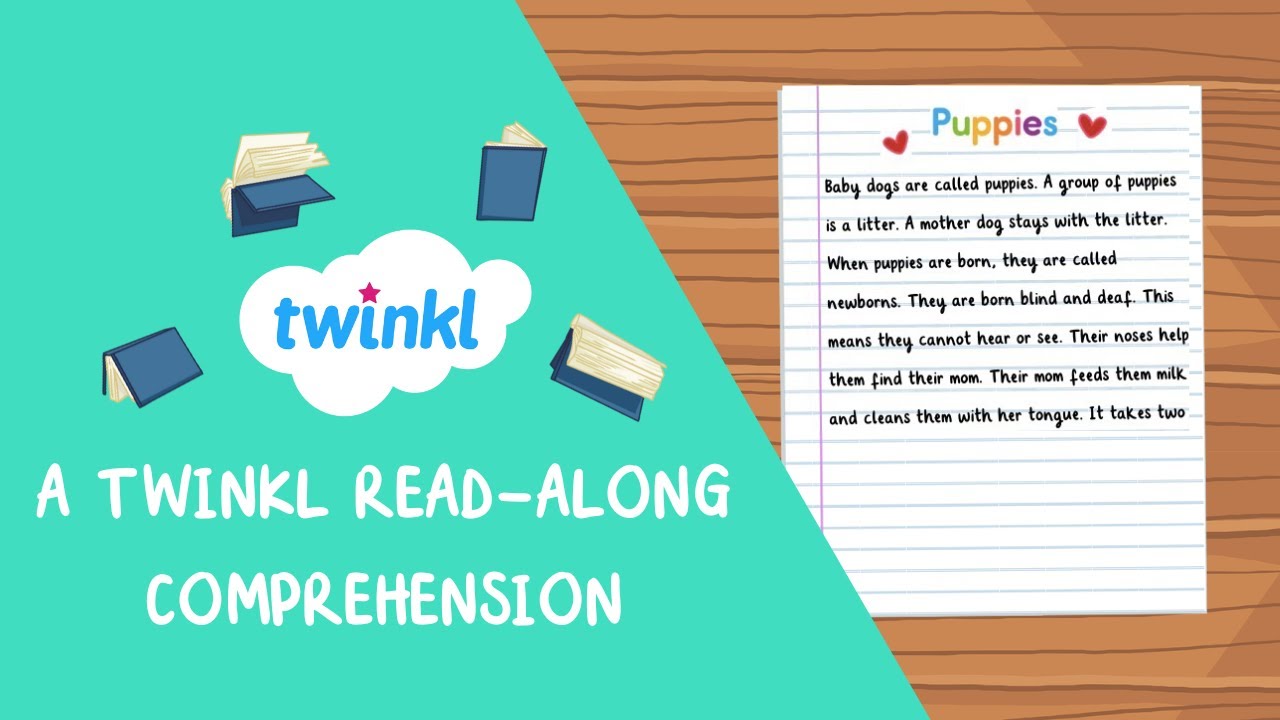 All About Puppies! | Reading Comprehension for Emerging Readers | First Grade Level | Twinkl USA