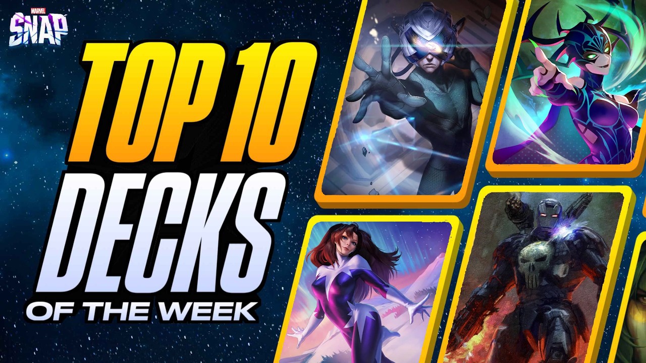 TOP 10 BEST DECKS IN MARVEL SNAP | Weekly Marvel Snap Meta Report #184