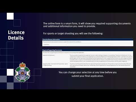 How to apply for a Queensland firearms licence
