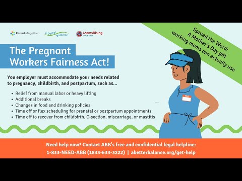 Protecting Pregnant and Postpartum Workers: Parent Town Hall