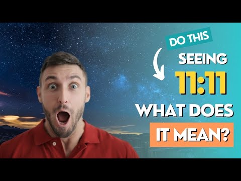 Law of Attraction Angel Number - 11:11 Manifestation Meaning