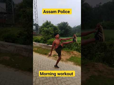 Assam Police morning workout 🔥🔥 || #shorts #viral #video #assampolice #youtubeshorts