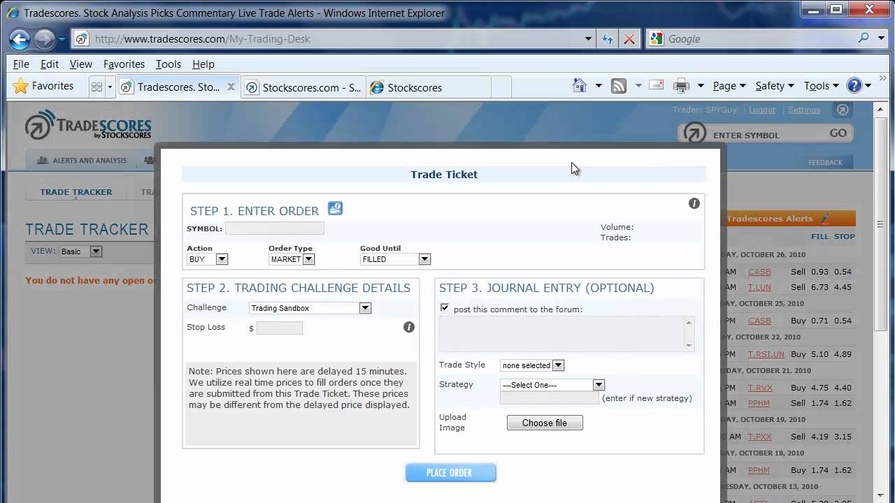 Tradescores Overview