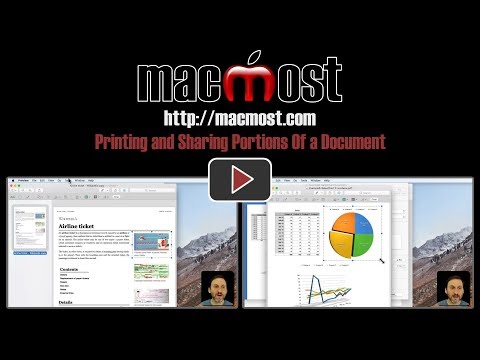 Printing and Sharing Portions Of a Document (#1585)