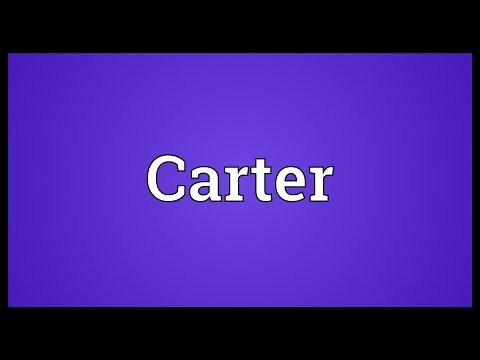 Carter Meaning
