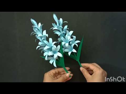 Easy Paper Flower | Paper Flower Making Idea | Diy Flower Crafts #paper #diy #flowers #craft #shorts