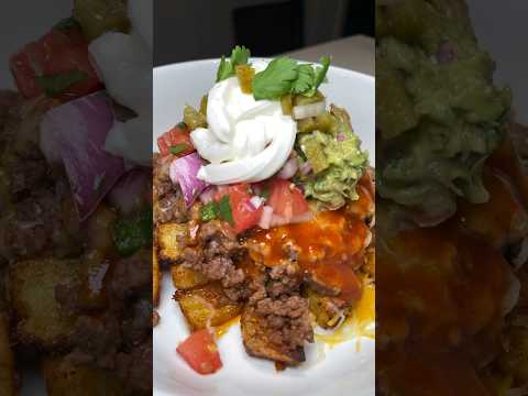 Protein Packed Loaded Potato Taco Bowls #tacotuesday #newrecipe #dinnerideas #mealprepideas