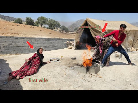 Jealousy and betrayal: Can the first wife live in this house until the baby is born?و