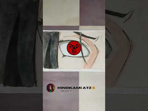 Different types of Sharingan 👁️| Hinokami ATZ | ナルト | #fypviralシ #drawing #narutoshippuden#sharingan