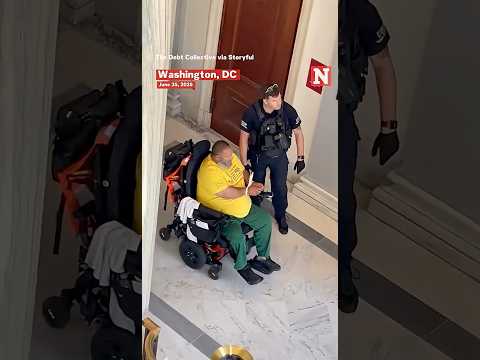 Capitol Police Zip-Tie Seniors In Wheelchairs At Medicaid Protest