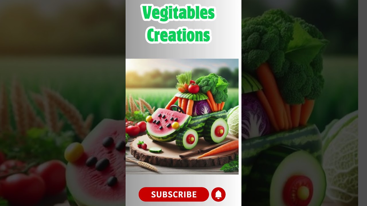 Vegetable Artistry AI Generated Creations 🥕🎨 #ai #aiimages