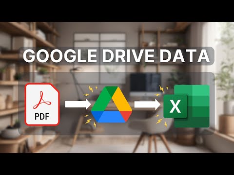 How to Convert PDF to Excel Using Google Drive​ (Easiest Way 2025)