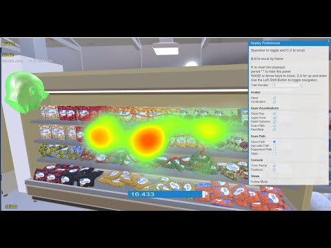 Create VR Eye Tracking Studies in Minutes using No Code w/ SightLab VR eye tracking software #vr