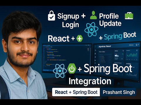 Signup ๐ + Login โ
+ Profile Update ๐ผ | Full Stack React JS + Spring Boot Project | Apna Bazar