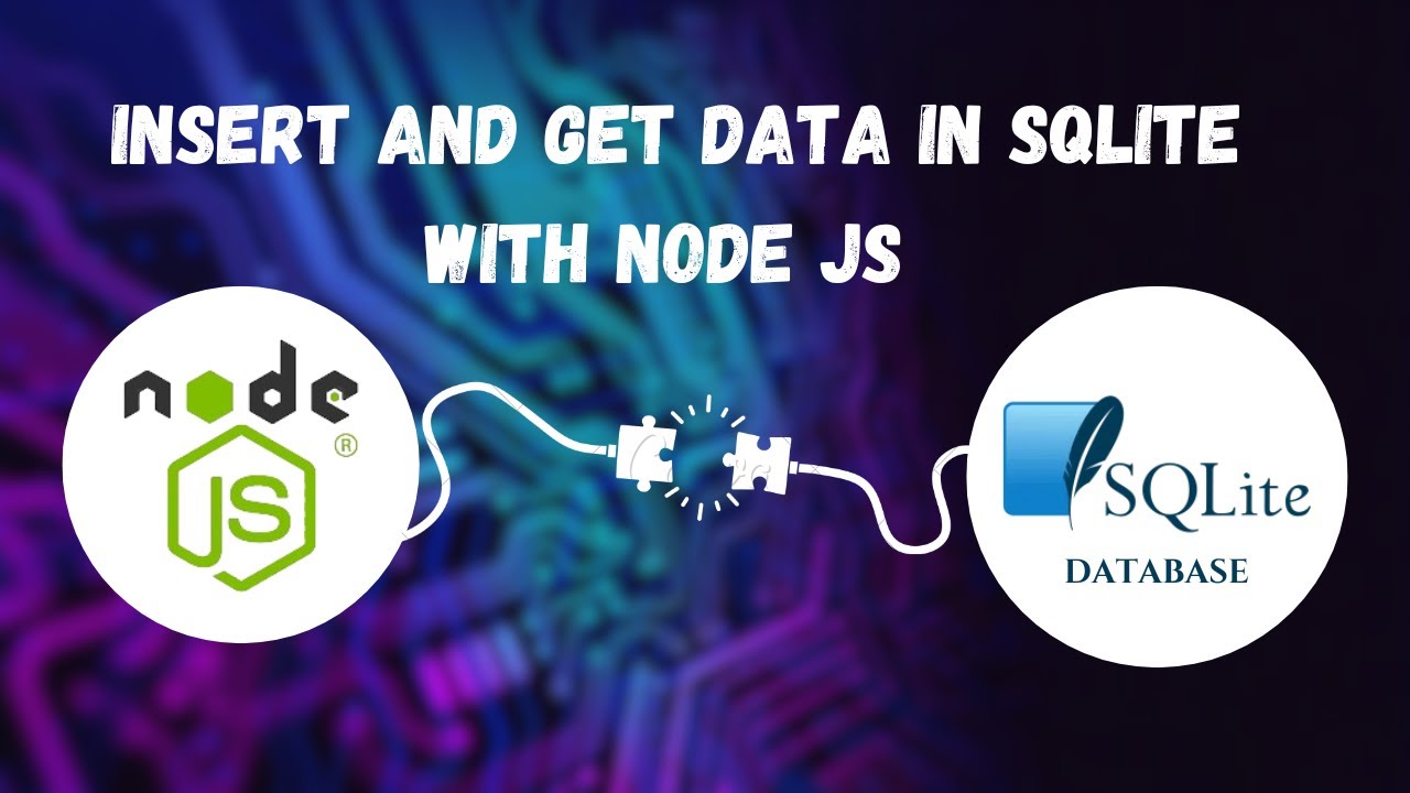 How to Insert and Get Data in SQlite with Node JS ||  SQlite3 With NodeJS  #nodejs  #sqlite3