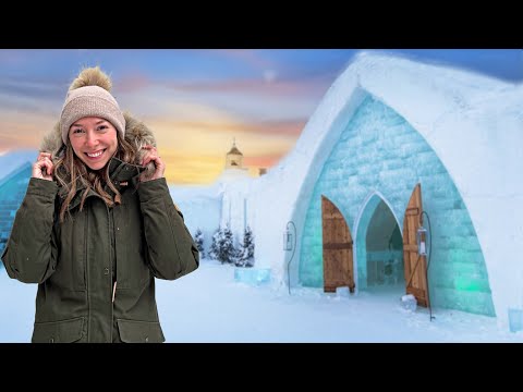 Survivre au seul hôtel de glace d'Amérique du Nord