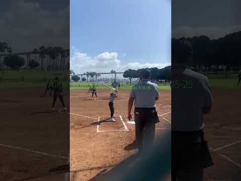 Ailish’s 1st Hit vs. Coronado 3-15-25