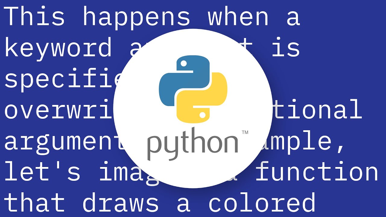 TypeError: got multiple values for argument