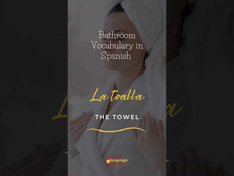 Bathroom Vocabulary in Spanish 🇪🇸 #spanish #spanishlessons #spanishlanguage
