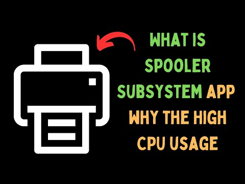 What is Spooler SubSystem App and Why the High CPU Usage on Windows 11?