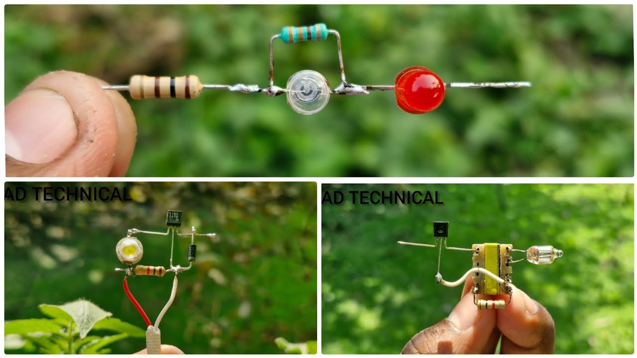 Top 3 electronics projects using BC547 transistor!#Transistor #Electronics #Projects #DIY#Technology