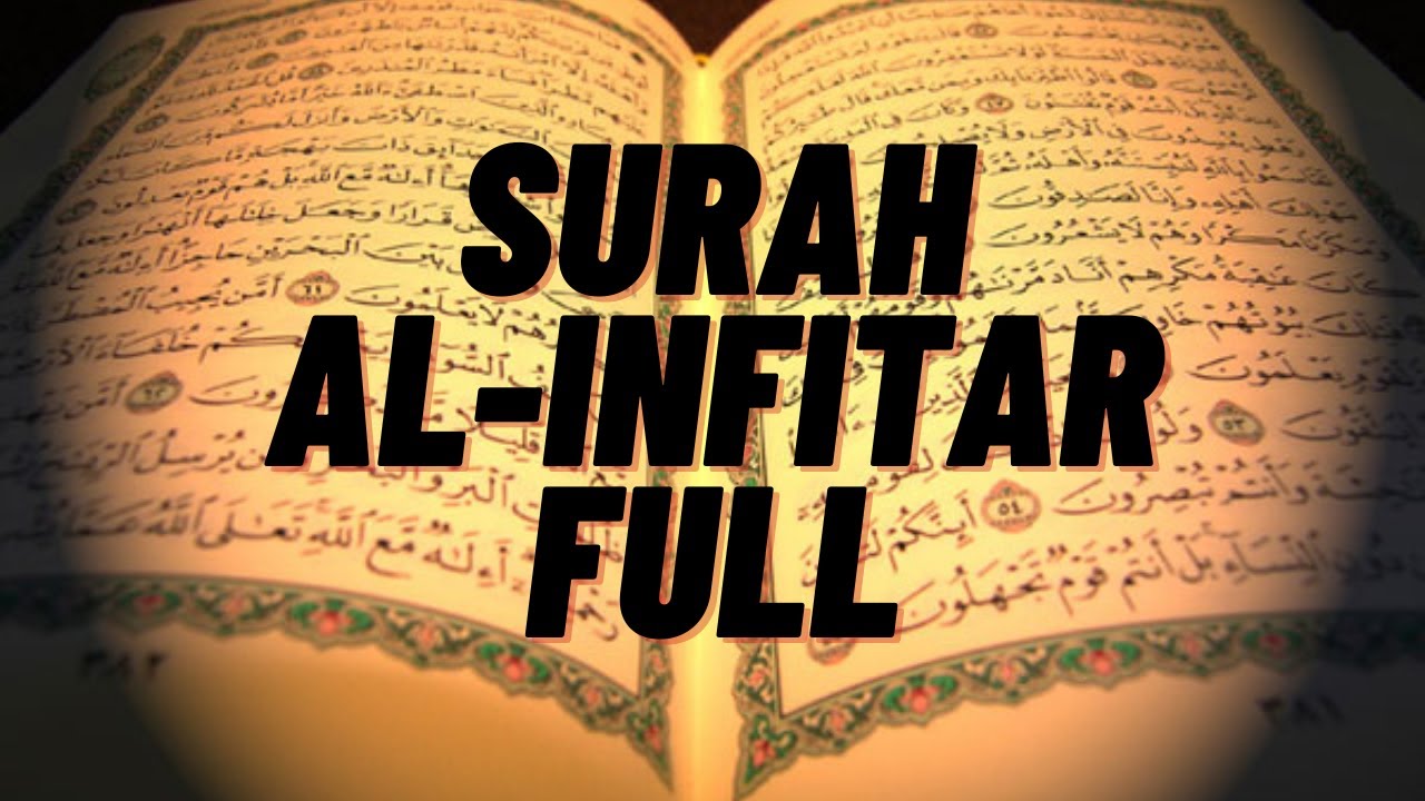 SURAH AL INFITAR FULL 1 HOUR