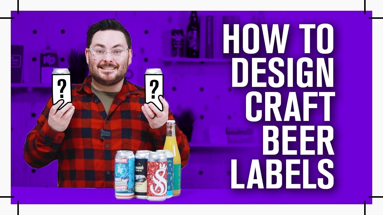 How to design Craft Beer Labels // 7 label design examples and how they were made