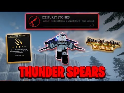 AOT Revolution How To Get THUNDER SPEARS FAST (New Codes)