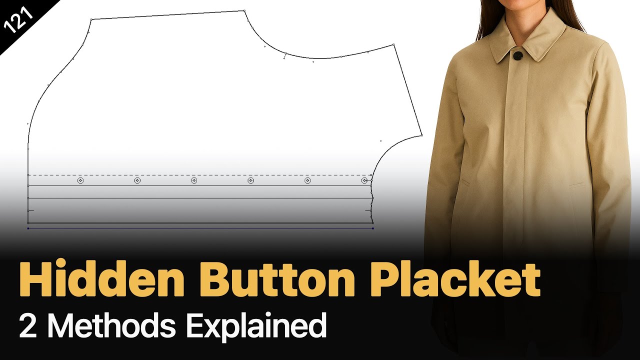 Mastering Hidden Placket Patterns: Two Ways to Achieve a Smooth, Concealed Look