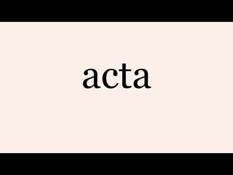 acta