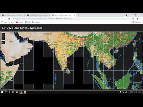 Free LULC @ 10m Resoultion provided by ESRI using Sentinel-2 | Download for any Region