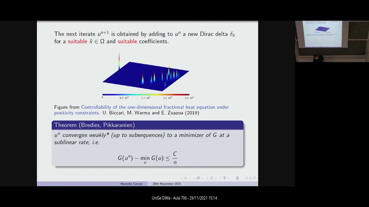 Marcello Carioni (University of Cambridge) -  Generalized conditional gradient methods