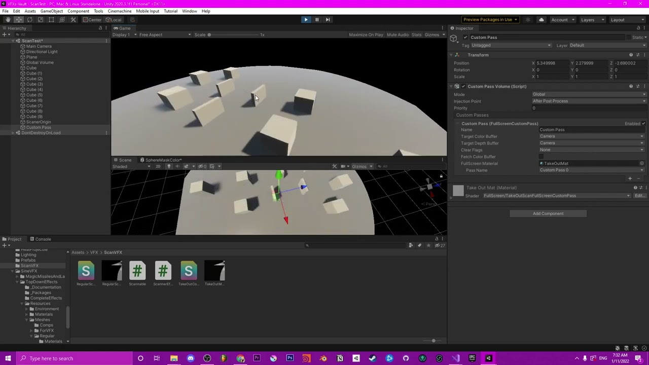Screen Space Shader Scan Unity