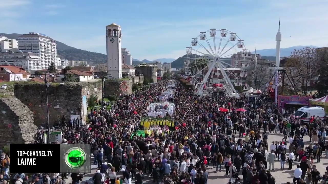 Top Channel/ Si duket sot Elbasani, pamjet me dron nga Dita e Verës ... Top Channel/ Si duket sot Elbasani, pamjet me dron nga Dita e Verës ...