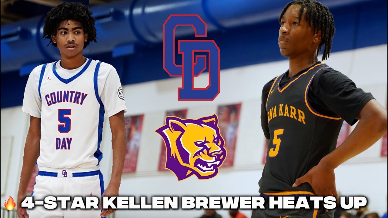 4-star Kellen Brewer Heats Up!! 📈🔥🔥 || #4 Country Day vs. #4 Edna Karr