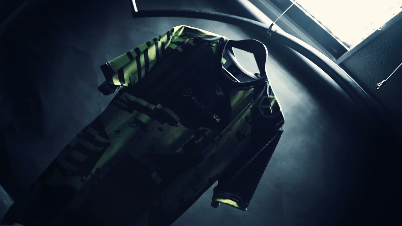 The official Hack The Box jersey | hacking is the NEW gaming 🕹️