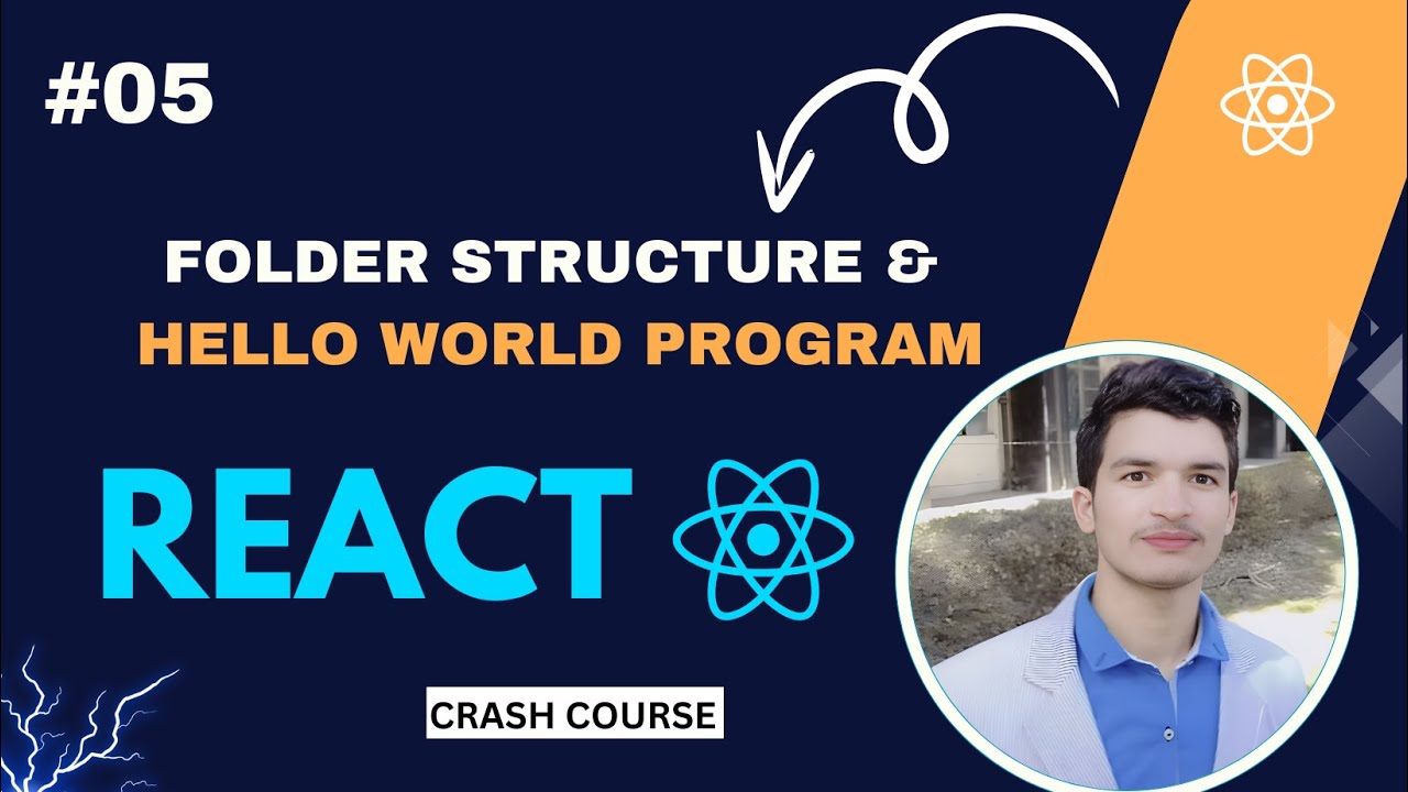 React.js Folder Structure Explained | Create Your First Hello World Program in React