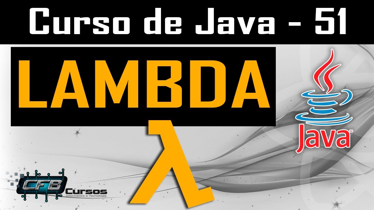 Funções lambda em Java [lambda] - Curso de Java - Aula 51