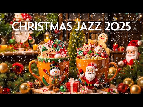 Christmas Jazz Music 2025 & Sweet Christmas Bossa Nova instrumental for Studying, Working, Holiday