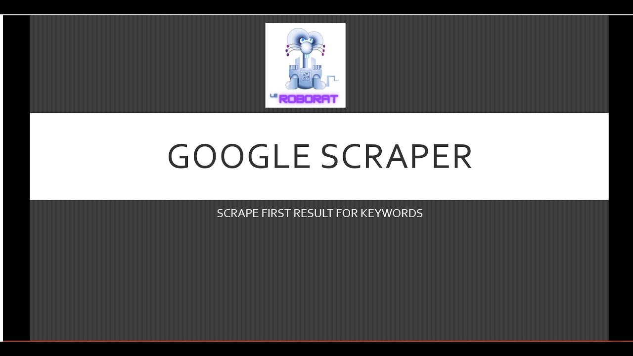 Google Scraper - Robocorp Robot Framework