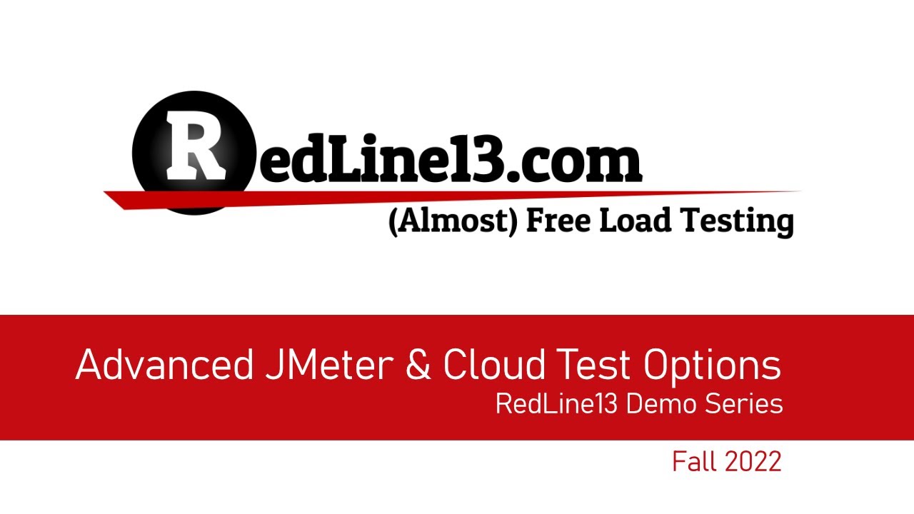 Advanced JMeter & Cloud Test Options