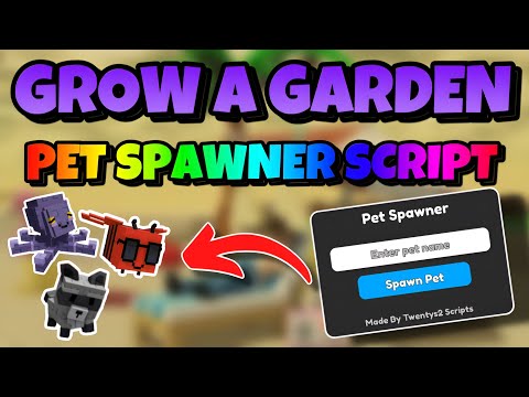 [NEW!🐙]✨GROW A GARDEN PET SPAWNER SCRIPT!🐶 | SUMMER UPDATE! 🏝️