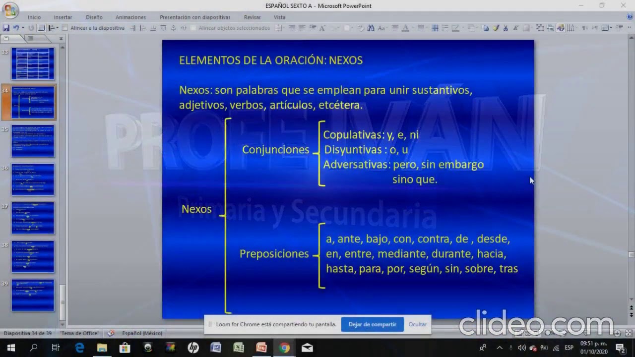 Nexos: conjunciones y preposiciones